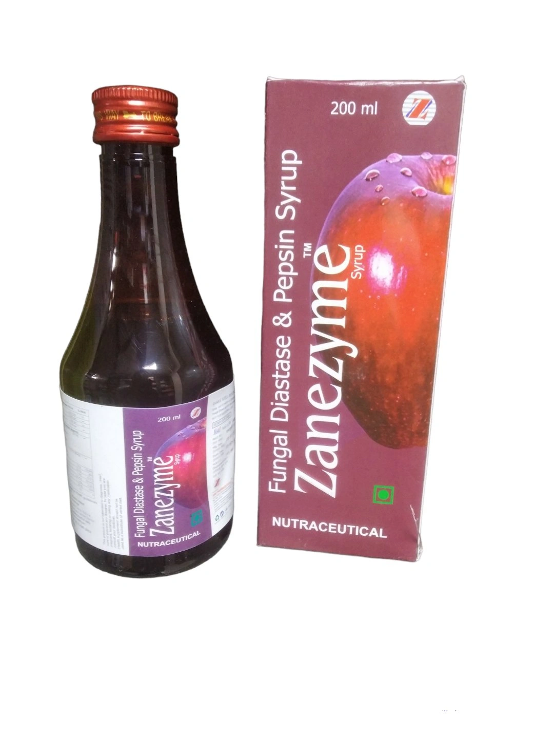 Zanezyme™ Apple Syrup — Digestive Enzyme Syrup