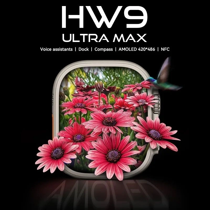 Wearfit Hw9 Ultra Max Flagship Smartwatch | 2.2 Amoled Display With ...