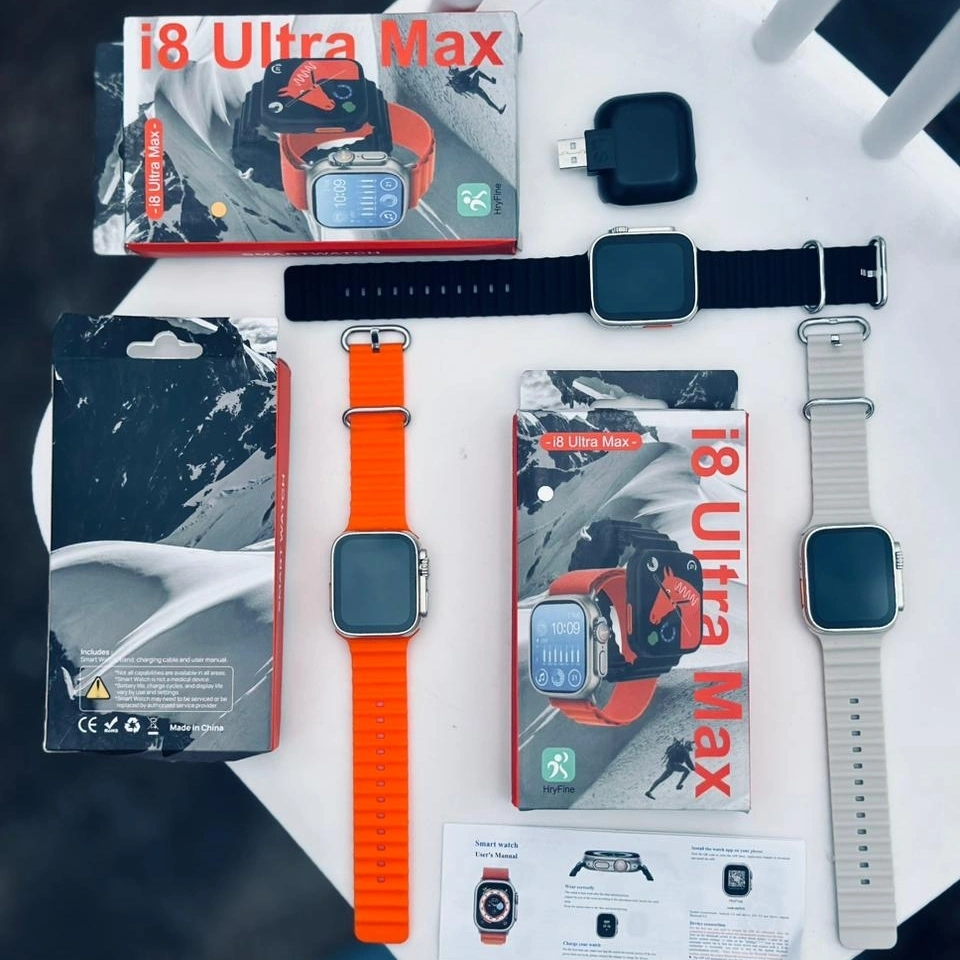 New Arrival I8 Ultra Max Series 8 Smartwatch Full Display Scroll Button ...