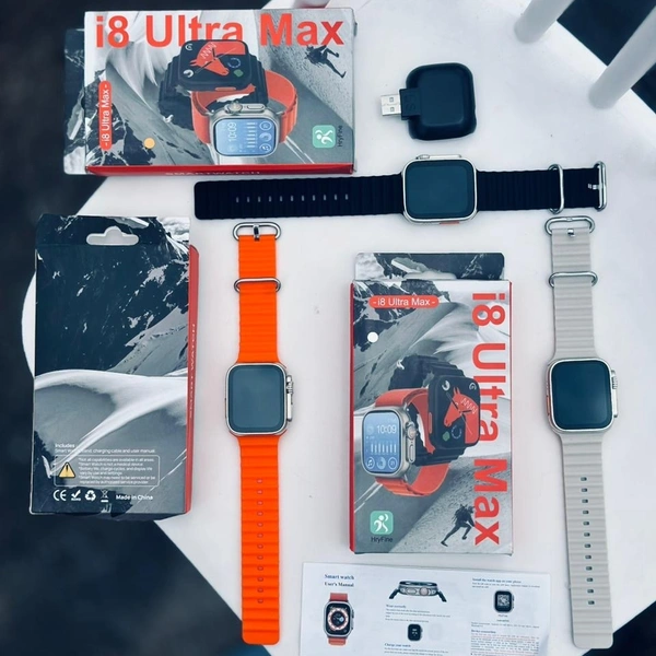 New Arrival I8 Ultra Max Series 8 Smartwatch Full Display Scroll Button ...