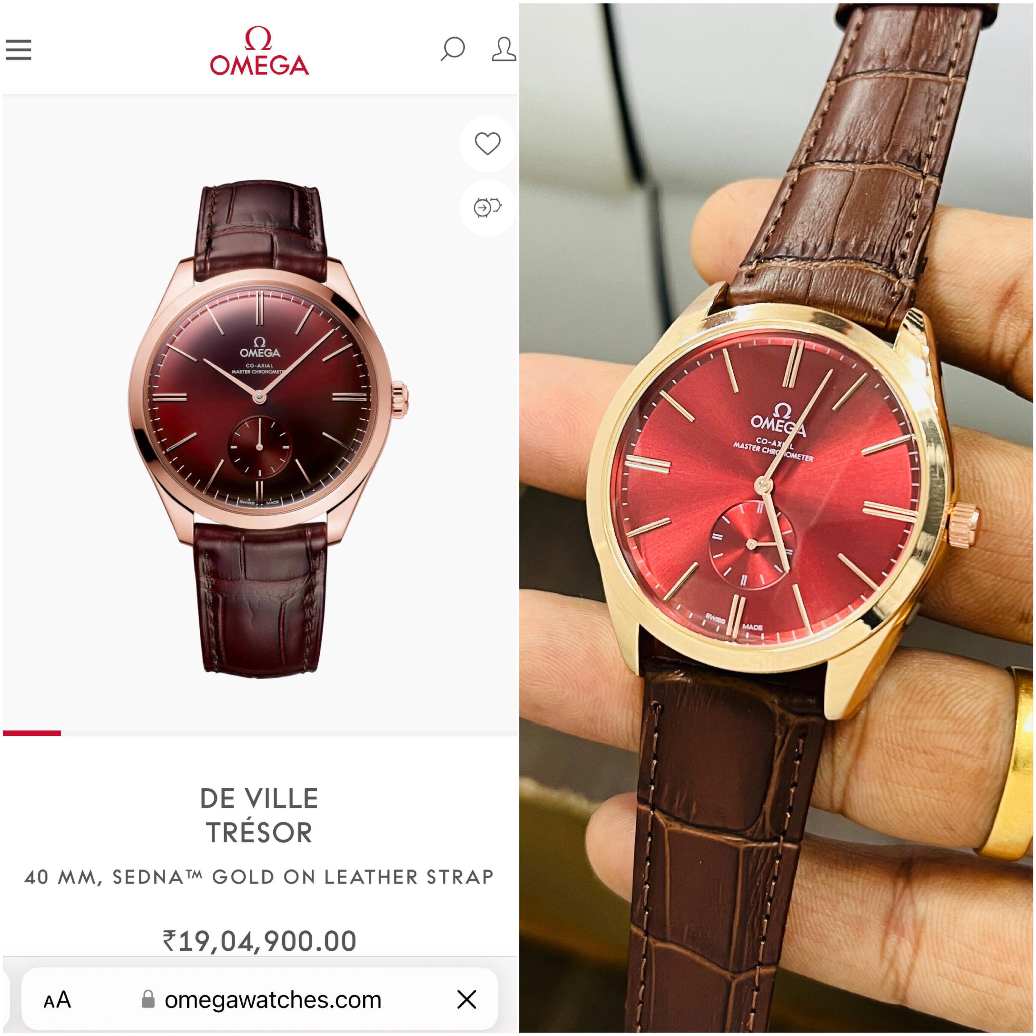 0mega De Ville Trésor Premium Collection With Free Brand Name Box Packing