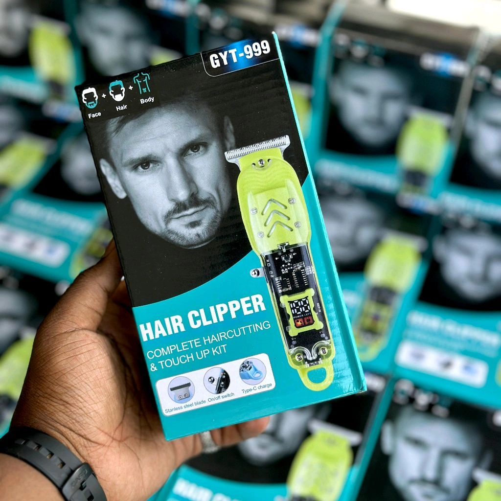 GYT-999 Rechargeable Hair Cutting Machine Barber Shop Fade Professional ...