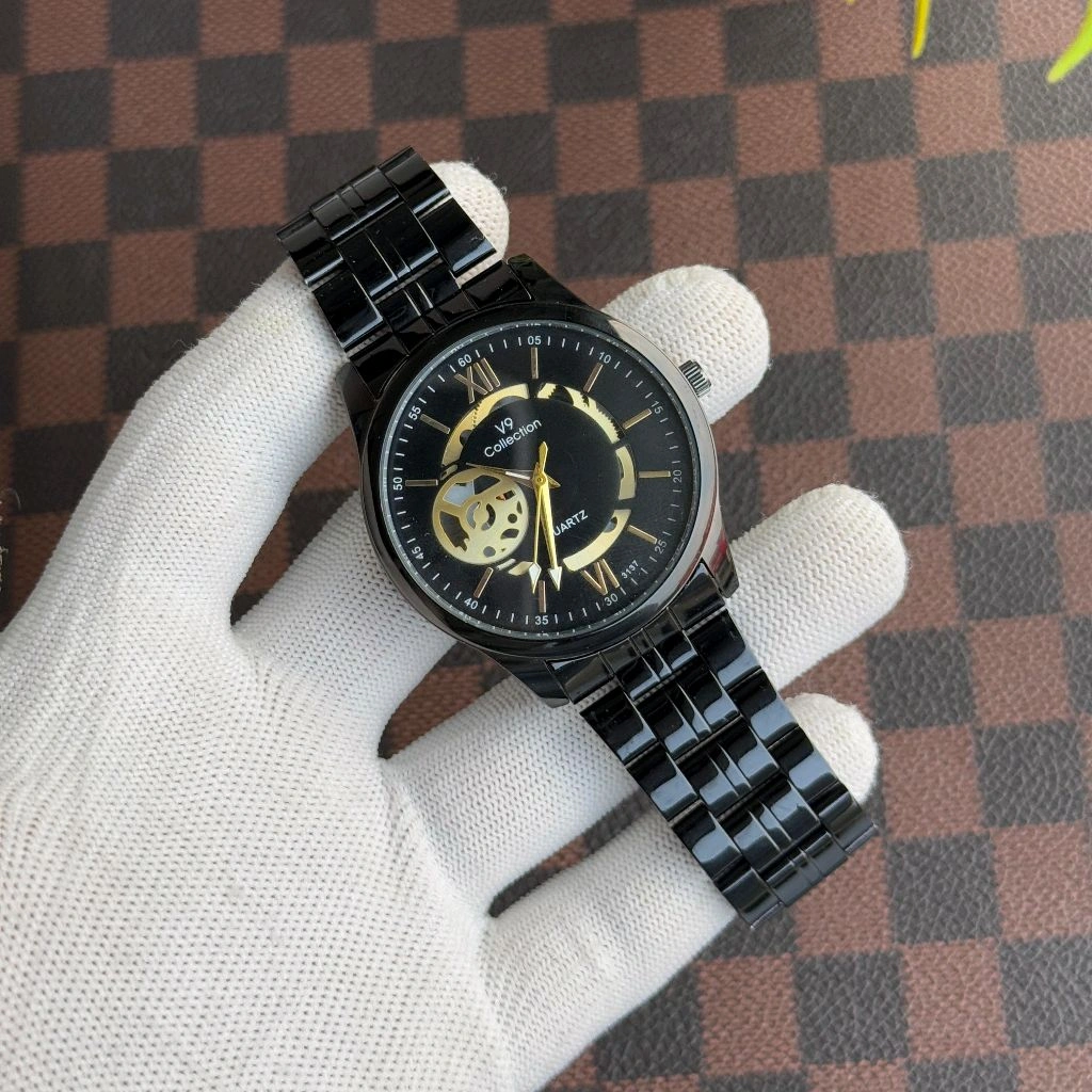 V9 Collection Budget Analog Quartz Watch – Premium Style at a Budget Price