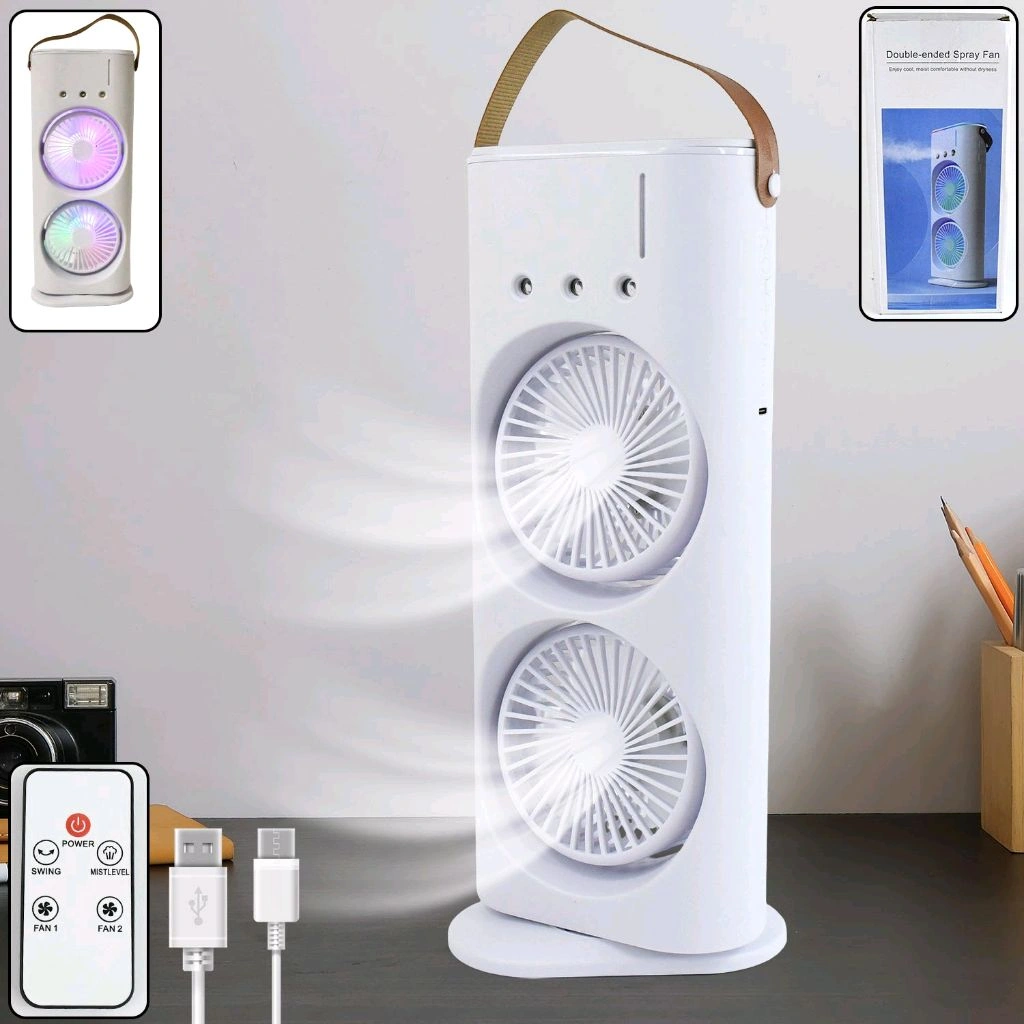Double Ended Spray Fan, Three-Hole Spray Charging Fan, High-Wind ...