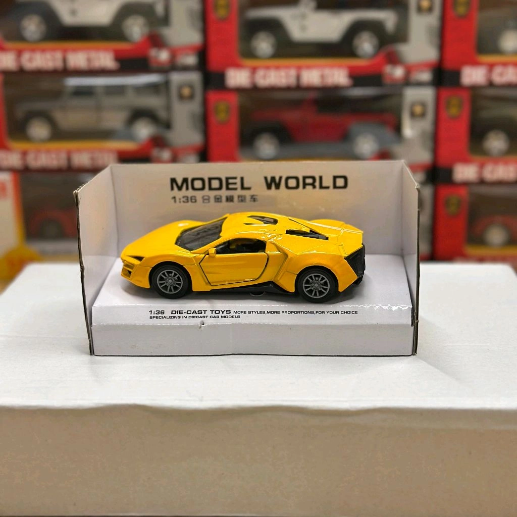 Die-Cast Toy Cars – Realistic Pull-Back Models with Openable Doors ...