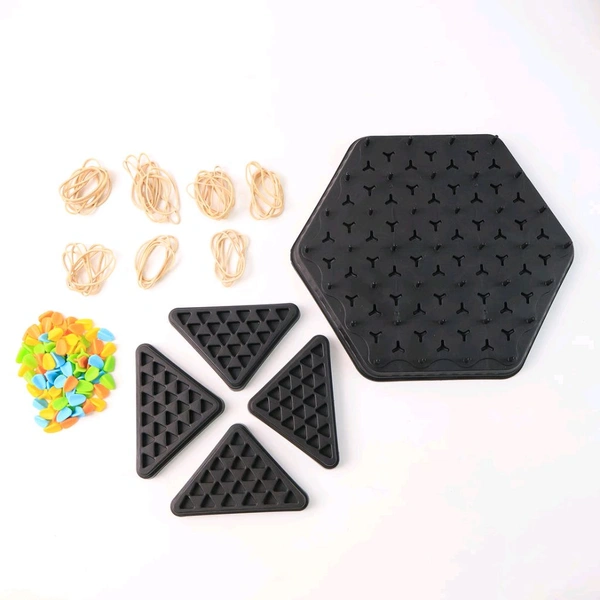 Strategic Triangle Color Matching Puzzle Board Game for Kids & Family ...