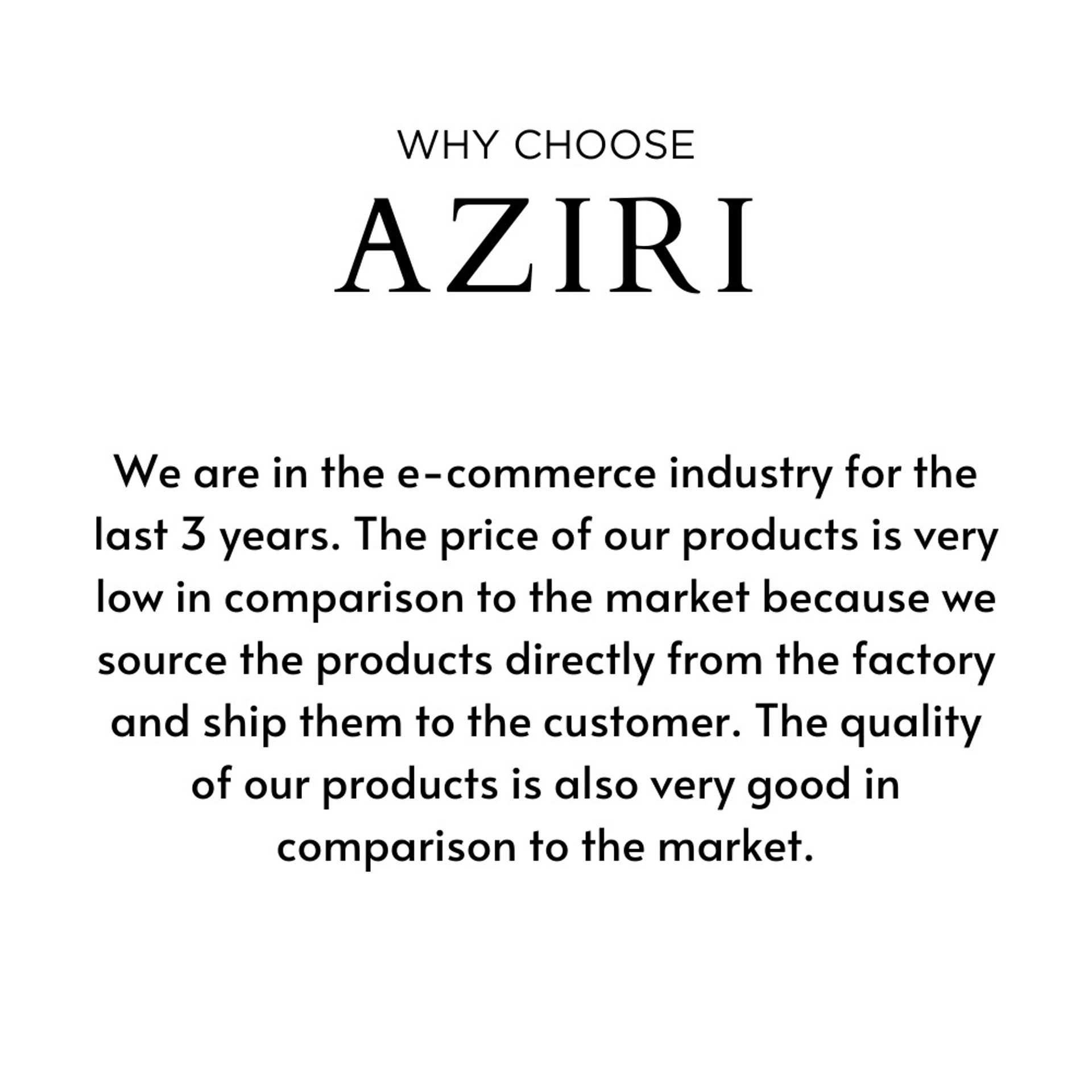 Shop at AZIRI