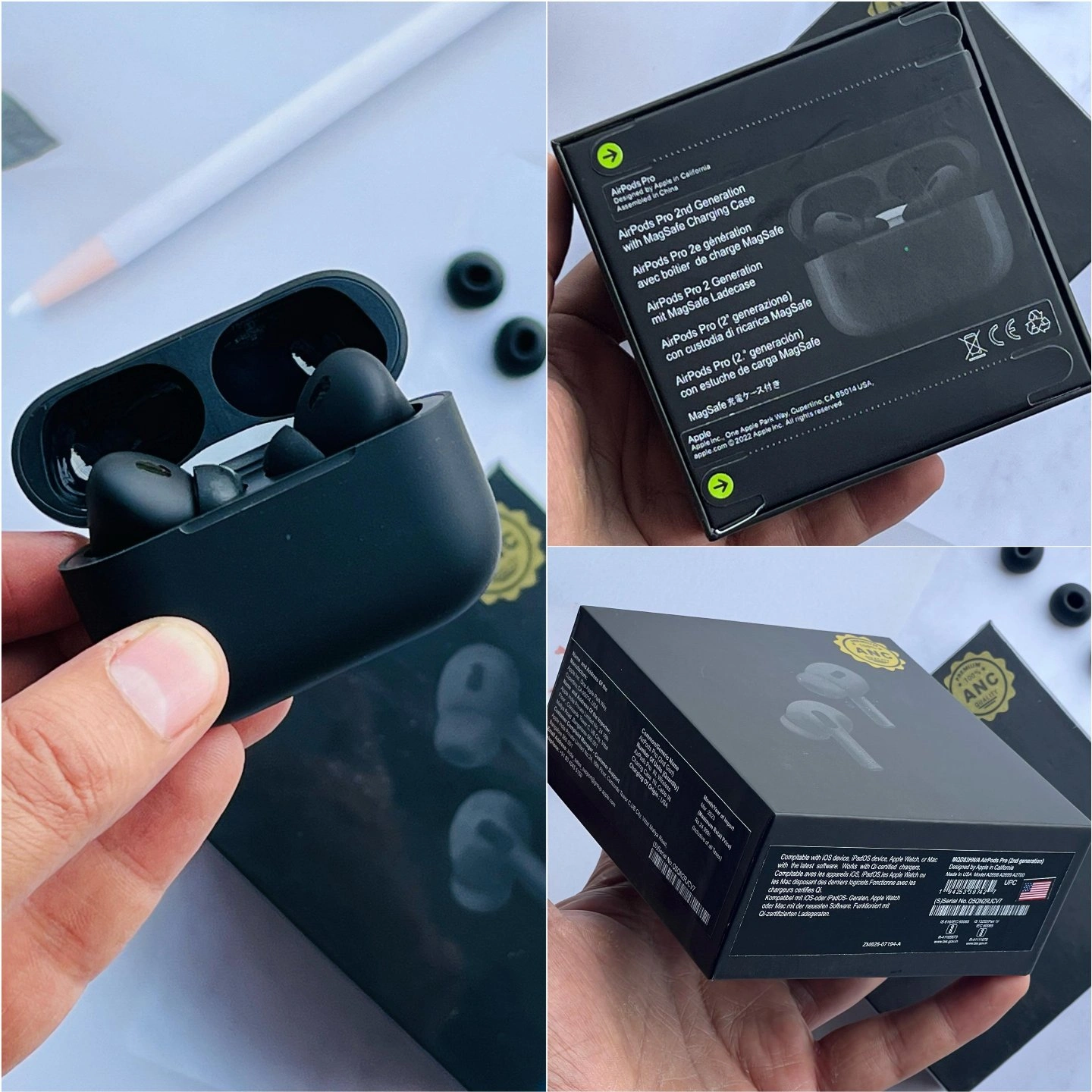 APPLE AIRPODS PRO 2nd Generation MADE IN USA WITH STEM VOLUME CONTROL* 🌟