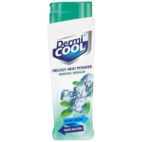 DERMI COOL PRICKLY HEAT POWDER MENTHOL REGULAR 90GM