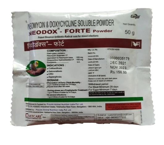 Neodox Forte - Neomycin And Doxycycline Water Soluble Power By Vetcare
