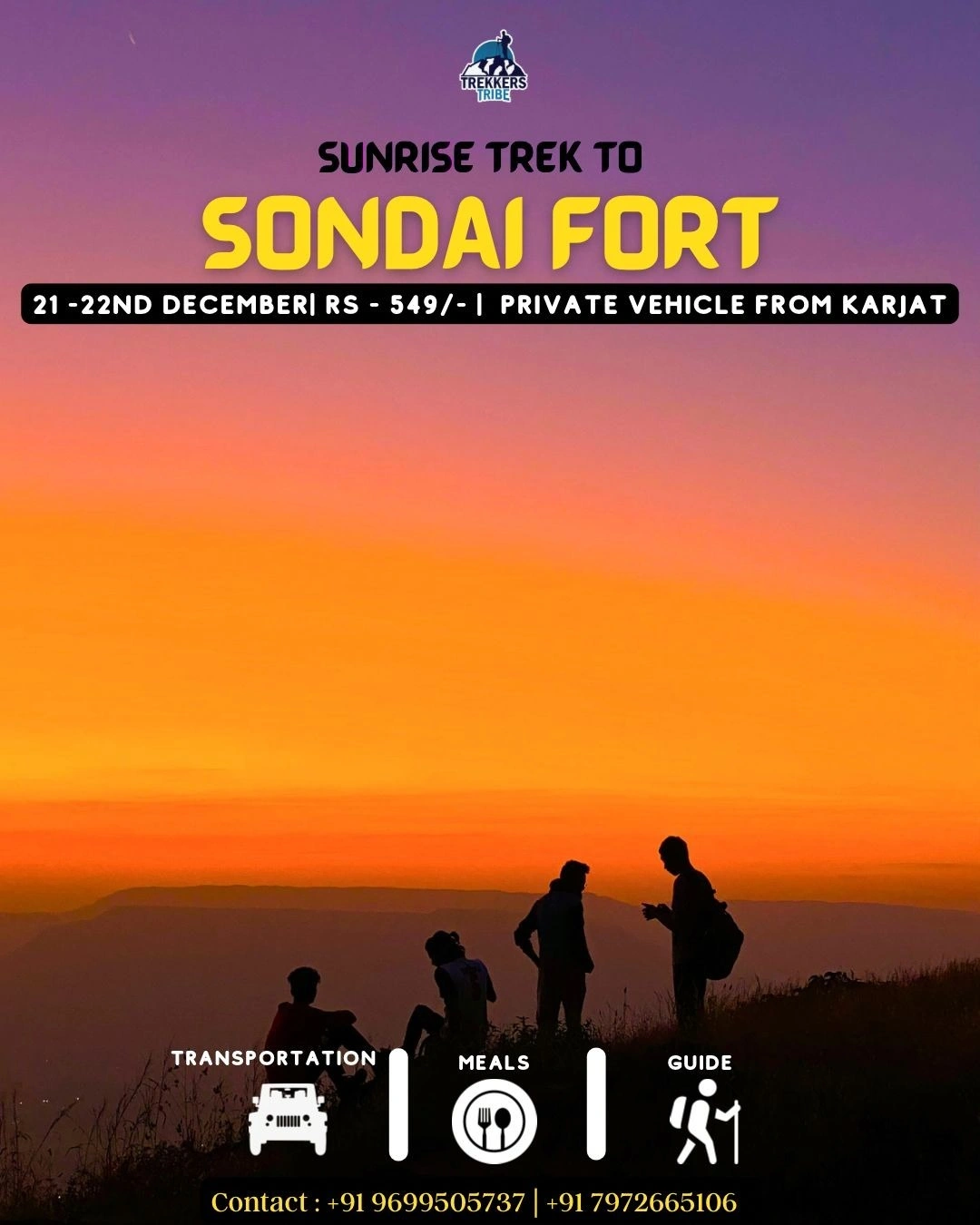 Sunrise trek to Sondai Fort