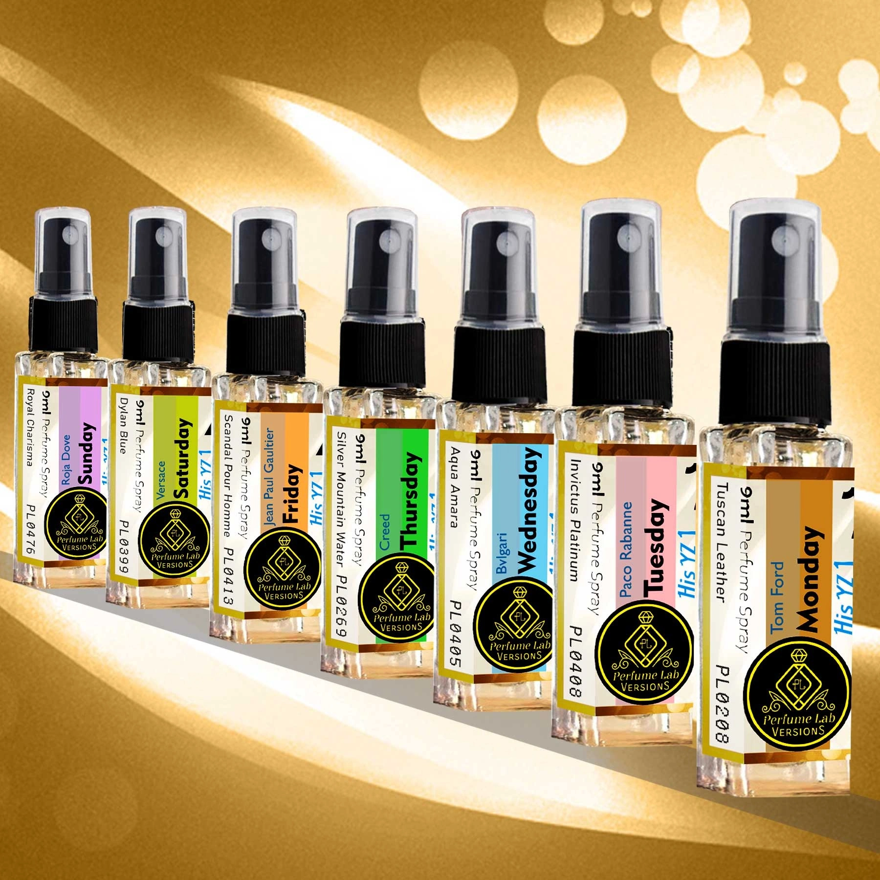 His YZ1 - A Perfume A Day Set