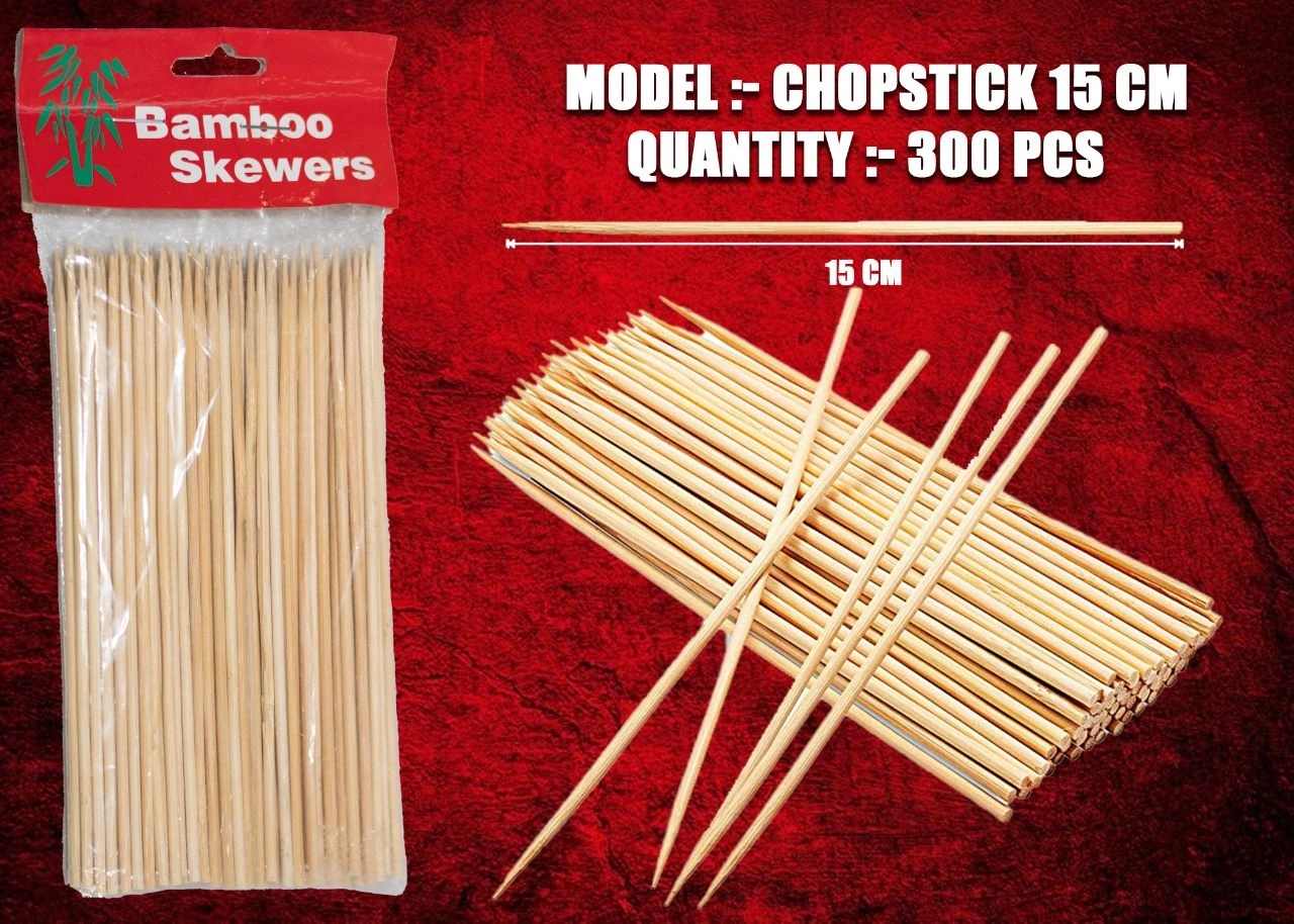 Bamboo Chopstick Craftstick 15cm (75 Sticks)
