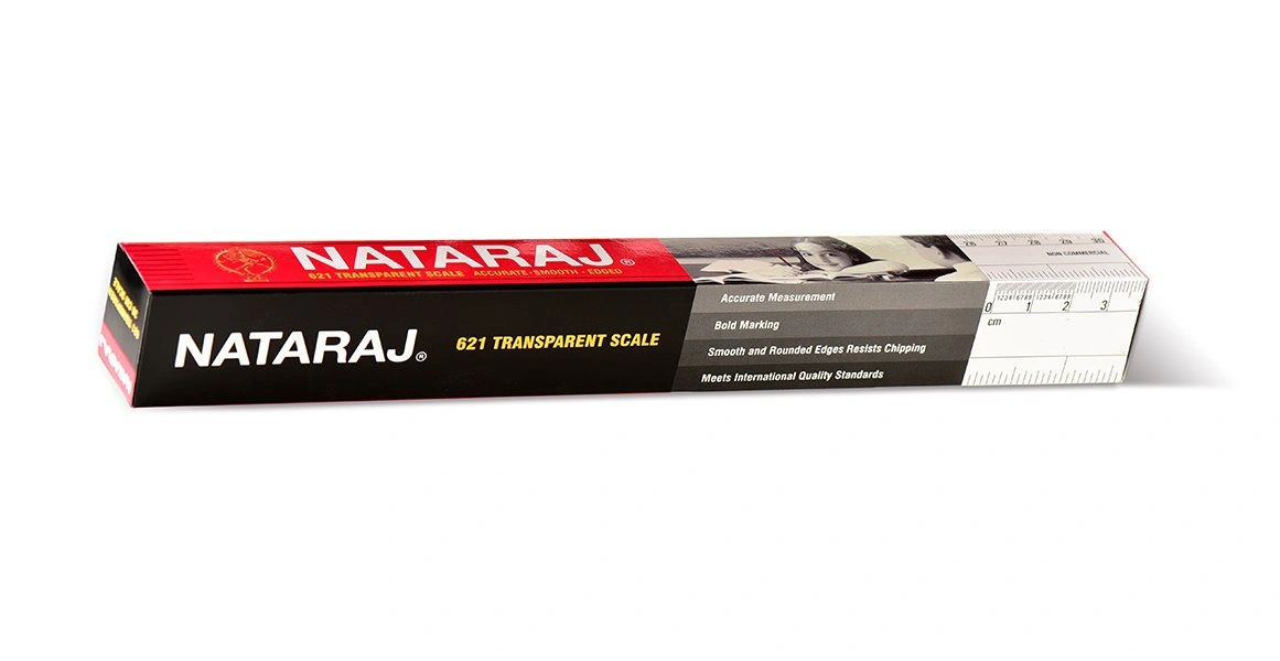 Nataraj Scale Ruler Plastic 30cm