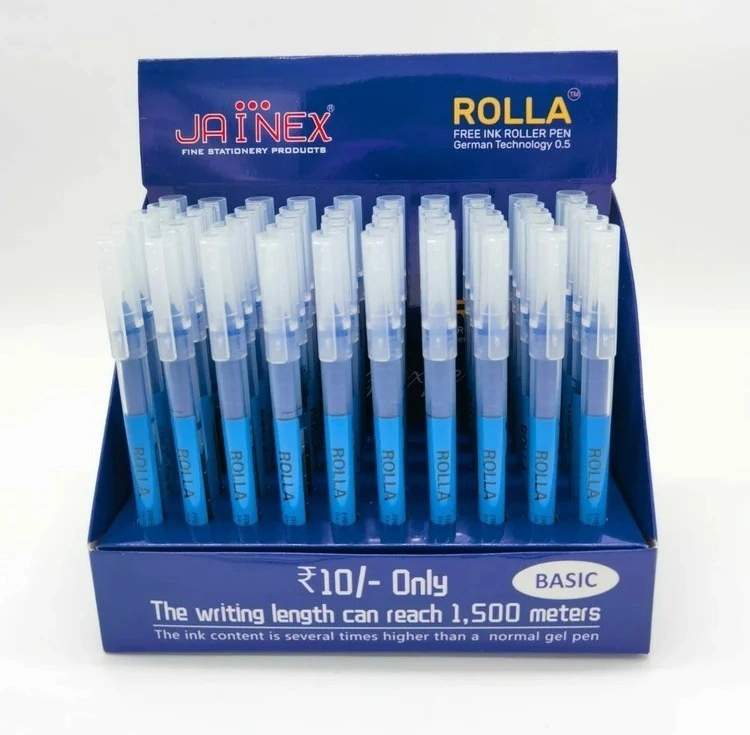 Jainex Rolla Basic Roller Ink Pen (50pc Stand)