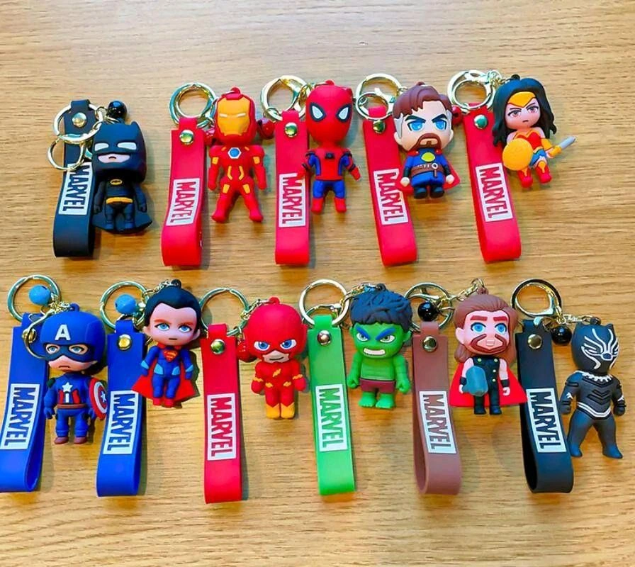 Marvel Avengers Rubber PVC Keychain