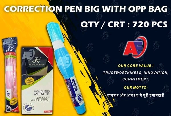 Correction Pen Big JC (10pc Pack)