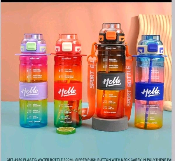 GBT-4950 Plastic Sipper Bottle 800ml Push Button