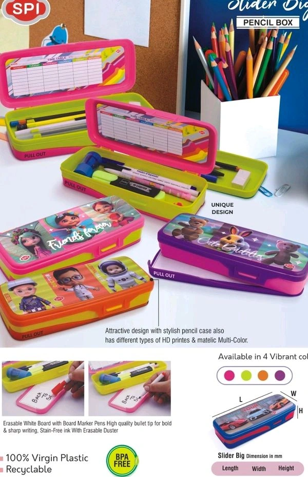 Slider WB Pencil Box