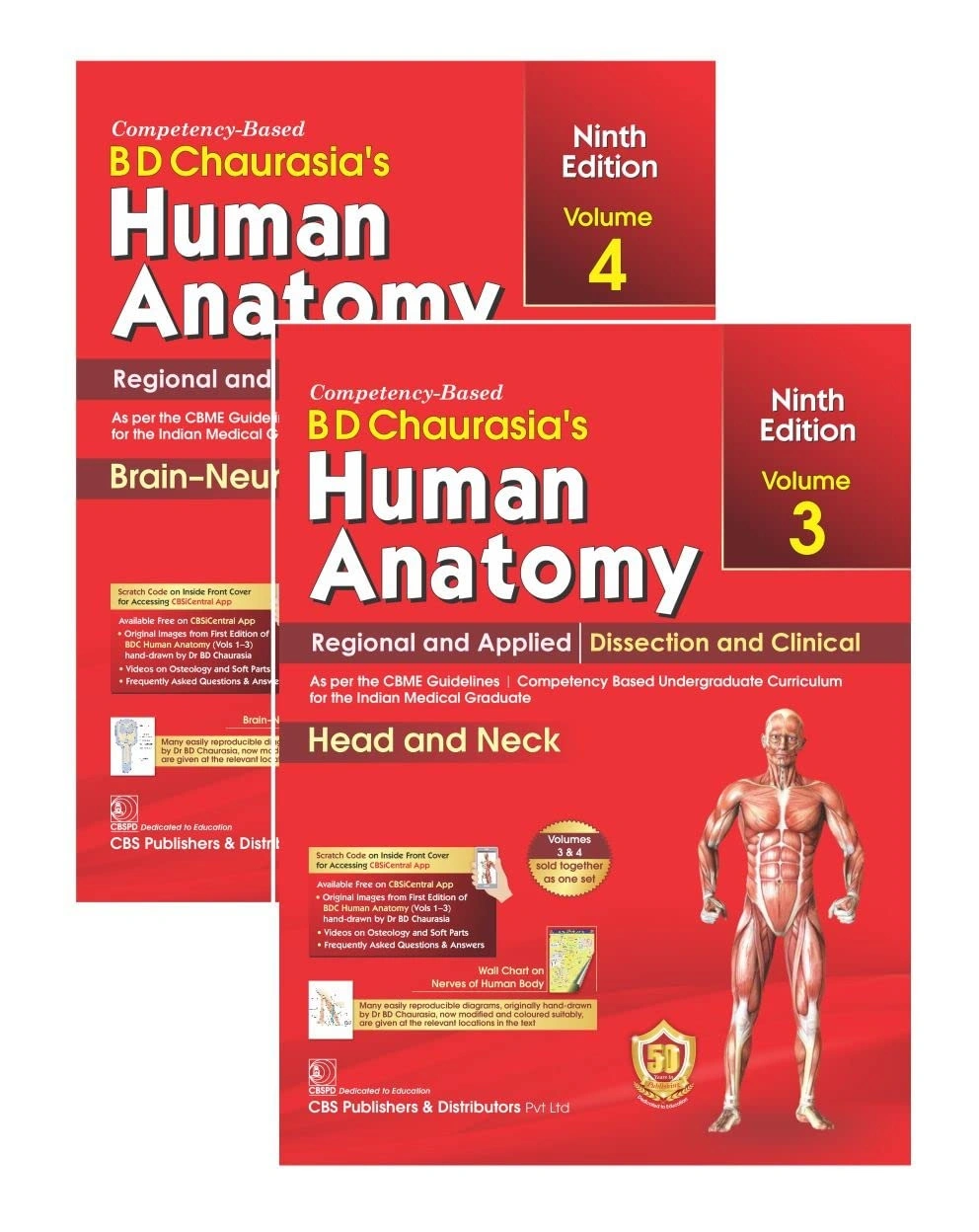 Bd Chaurasias Human Anatomy 9ed Vol 3 And 4 Regional And Applied ...
