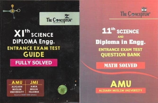The Conceptum AMU/Jamia 10+2 Science & Diploma Entrance Guide & AMU XI ...