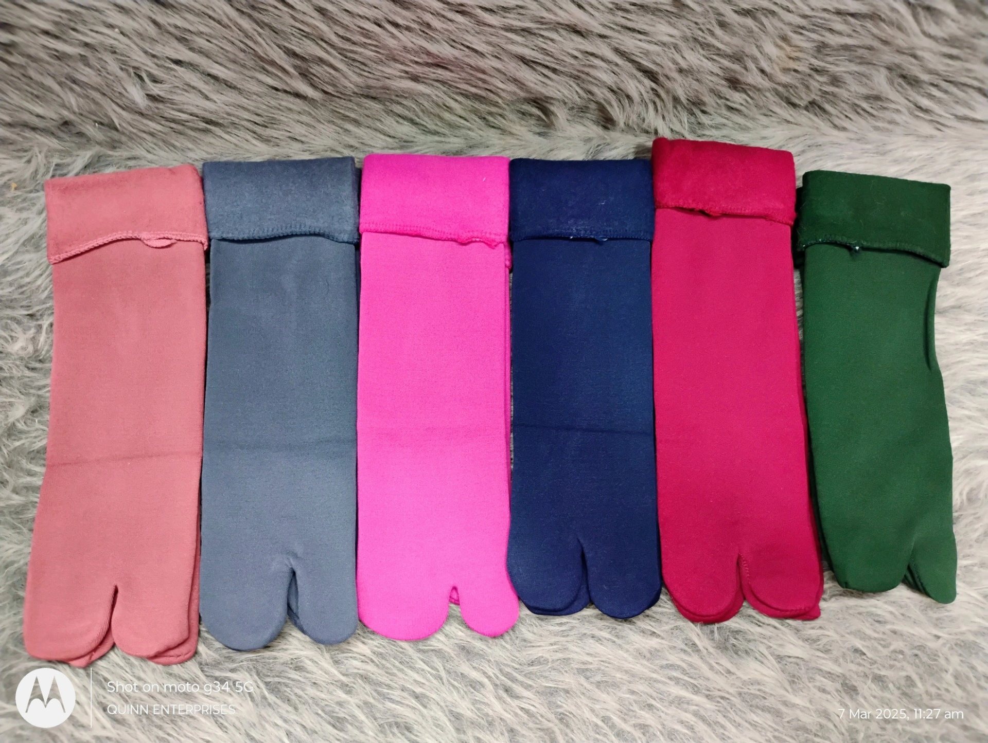 Winter Snow Socks Thermal Toe Dark Colour Wool Heavy Duty Warm Ankle ...