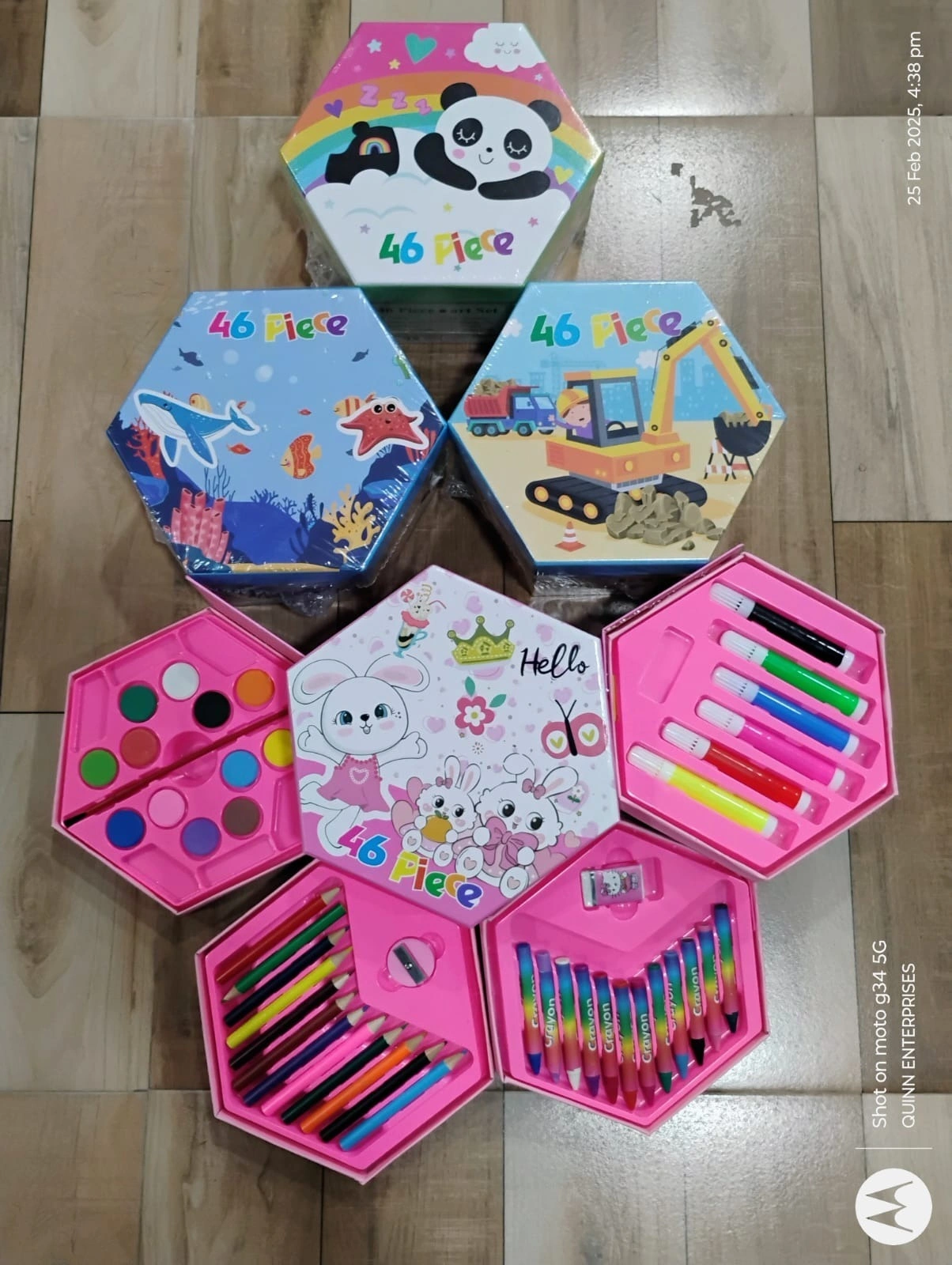 46 Pcs Art Set, Art Box,Art Kit, Kids Painting Set for Kids, Box with ...