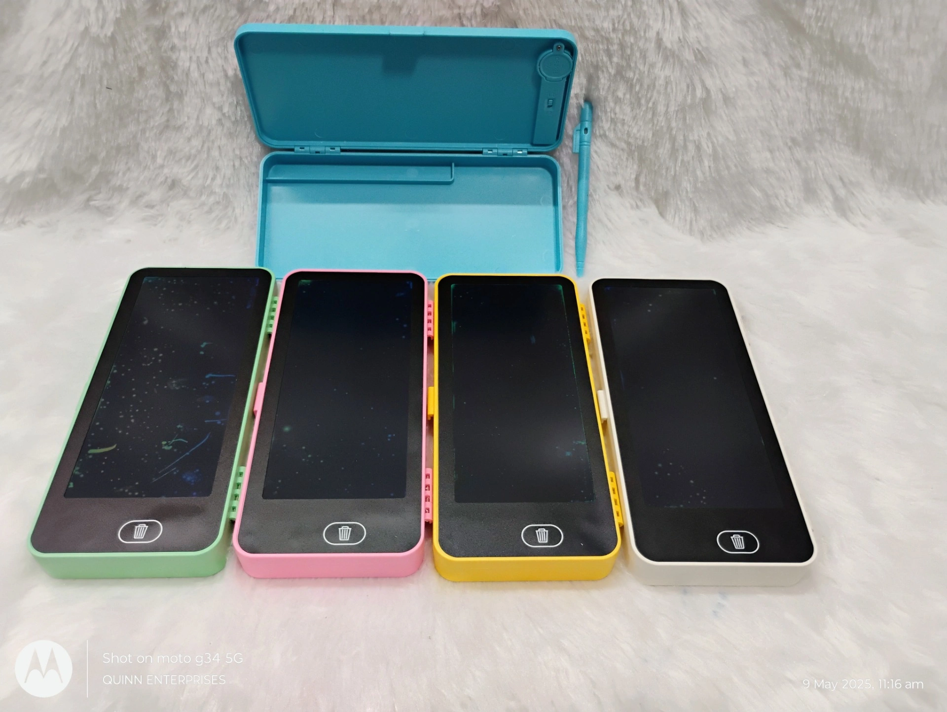 Writing Tablet Pencil Case for Kids – 2 in 1 LCD Digital Slate for Kids ...