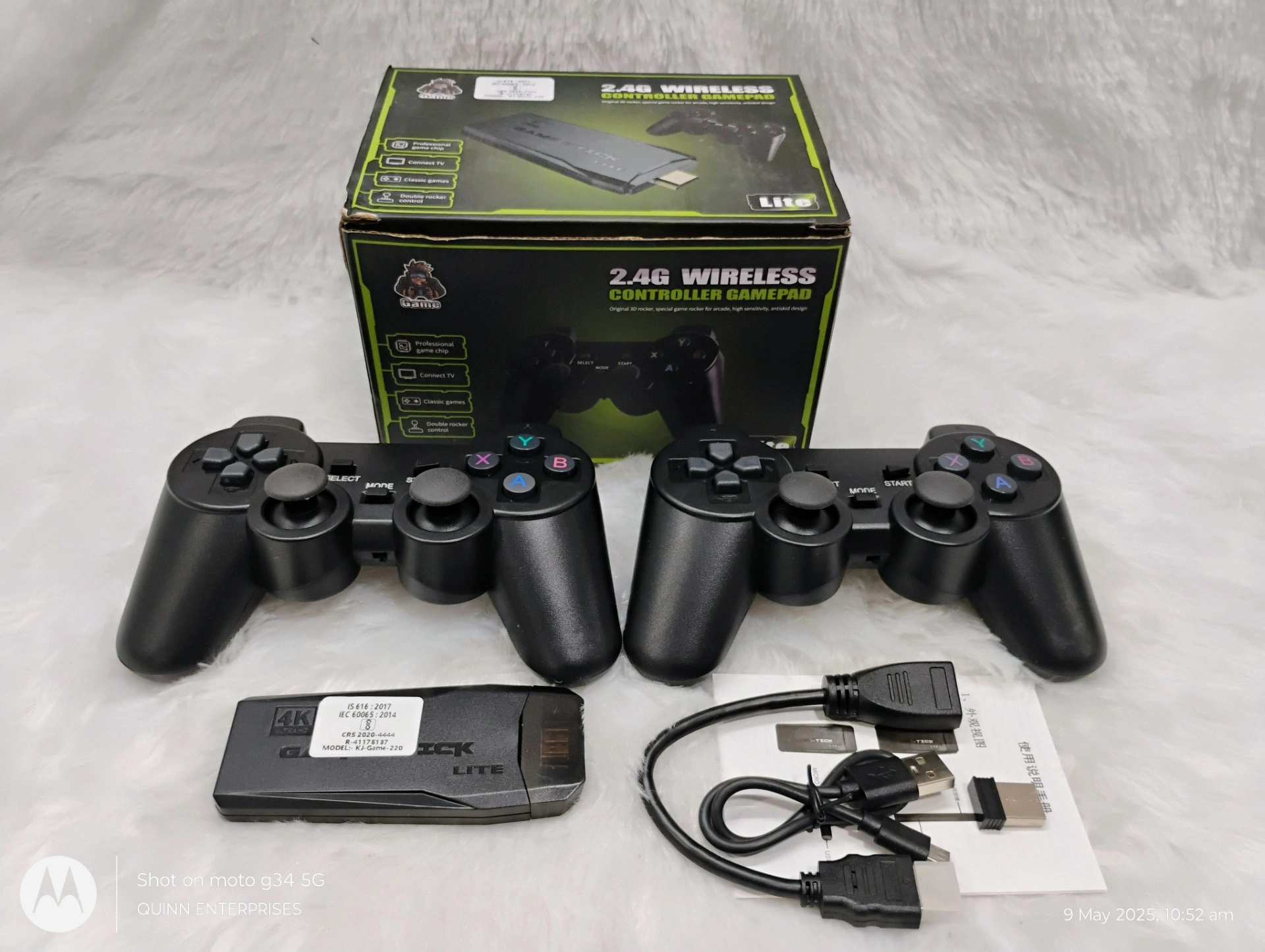 Wireless video games for tv gaming Retro gaming console with Game Stick ...