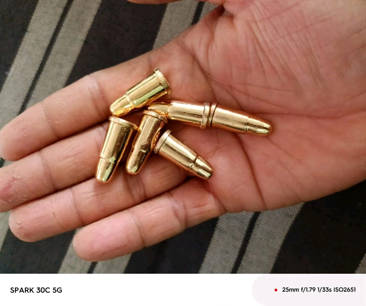 FAKE METAL BULLETS 20 PC 1 INCH HEWAY