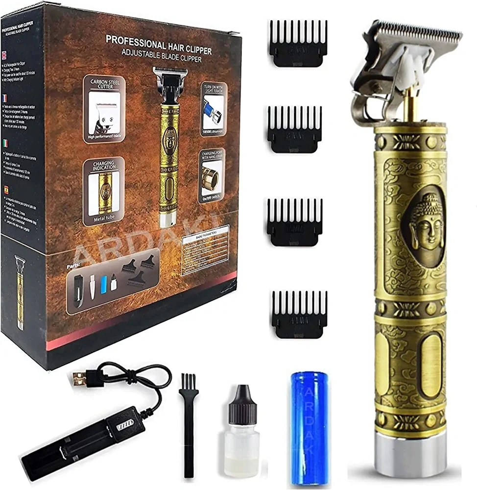 Professional Beard Trimmer for Men | Adjustable Hair Clipper for ...