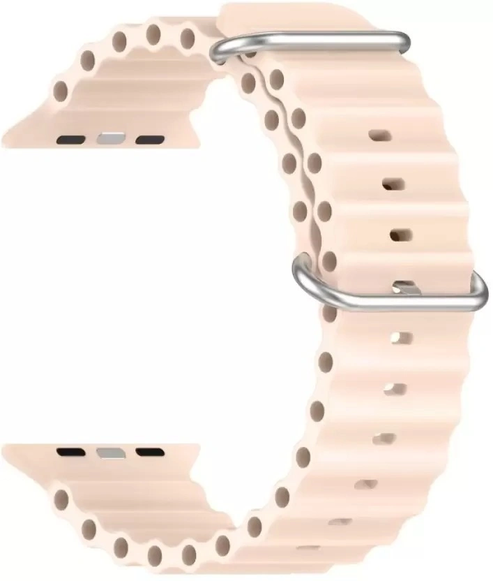Silicone Ocean Band Compatible with iWatch Strap 38mm 40mm 41mm for ...