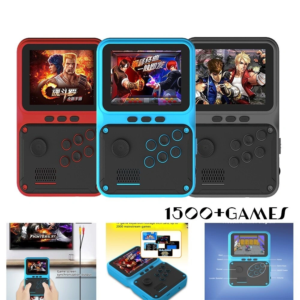 M30 MINI Portable Game Console 2.8 Inch Handheld Game Players 4GB 1500 ...