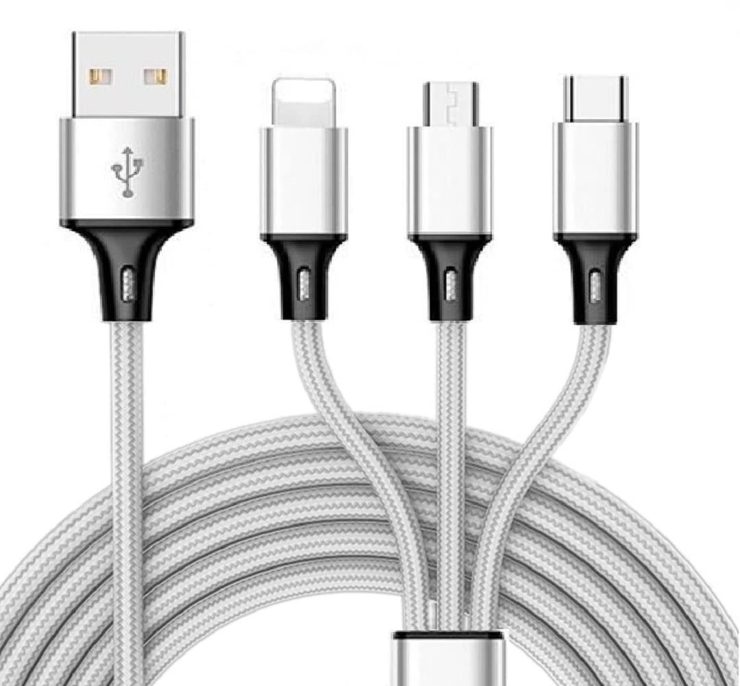 3 in 1 charging cable multi charging cable for charger (3 IN 1 FAST ...