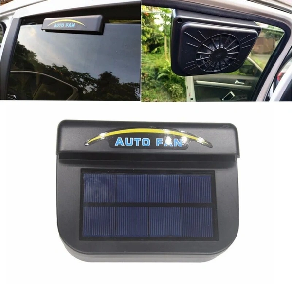High-Quality Rapid Cooling Radiator Solar-Powered Car Fan | Efficient ...