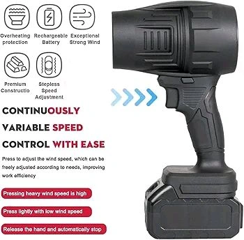 High Power 20000 RPM Electric Dust Blower – Compressed Air Blower for ...