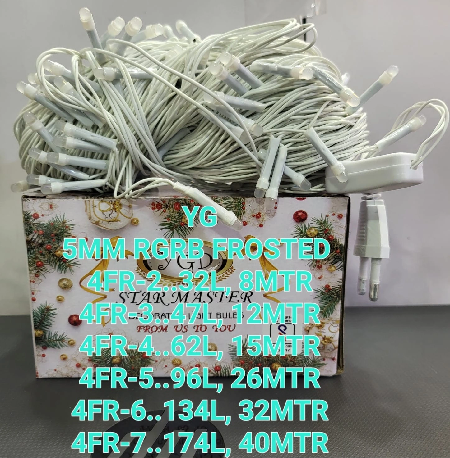 4FR- 5 96LED 26MTR YG STAR MASTER 5MM RGRB FROSTED