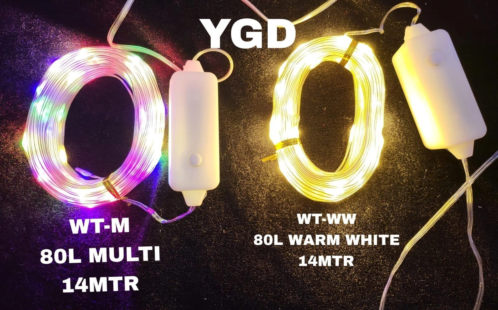 YGD WT-WW 80LED WARM WHITE 14MTR