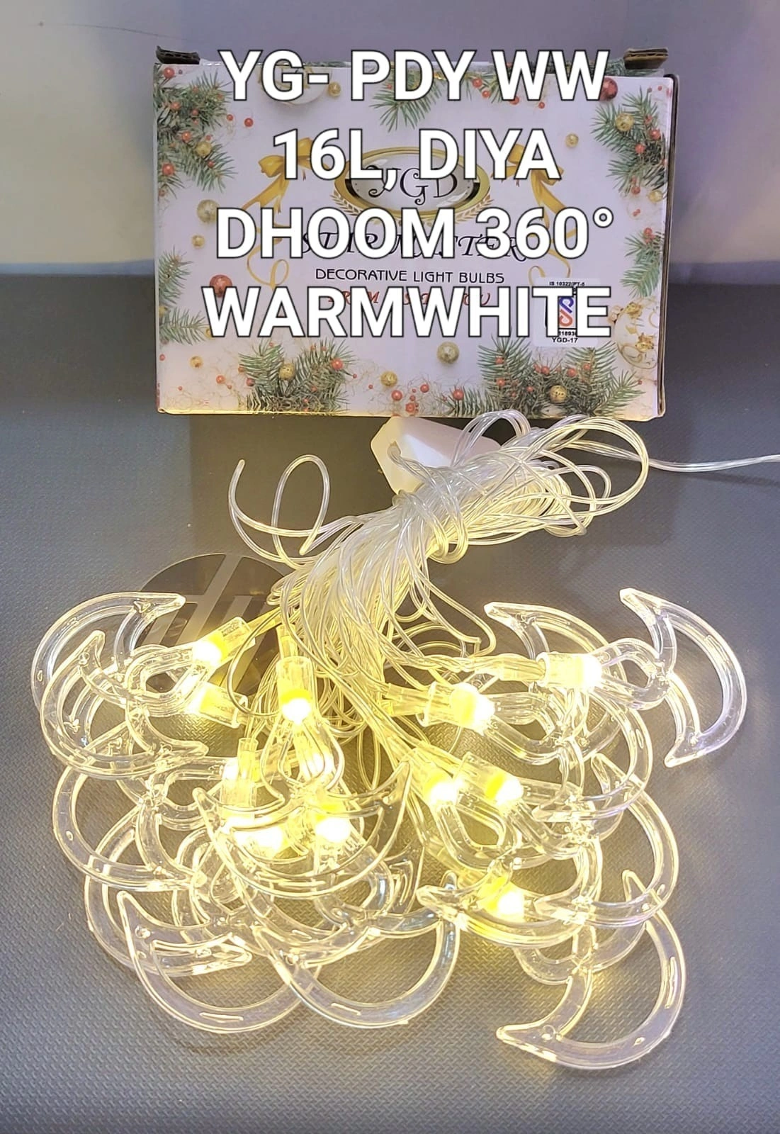 YG-PDY WW 16LED DIYA DHOOM 360° DECORATIVE LIGHT BULBS WARMWHITE