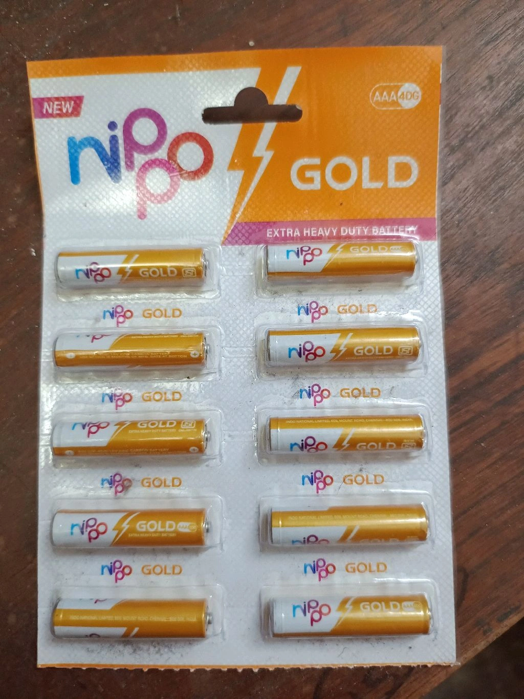 Nippon Gold AAA batteries