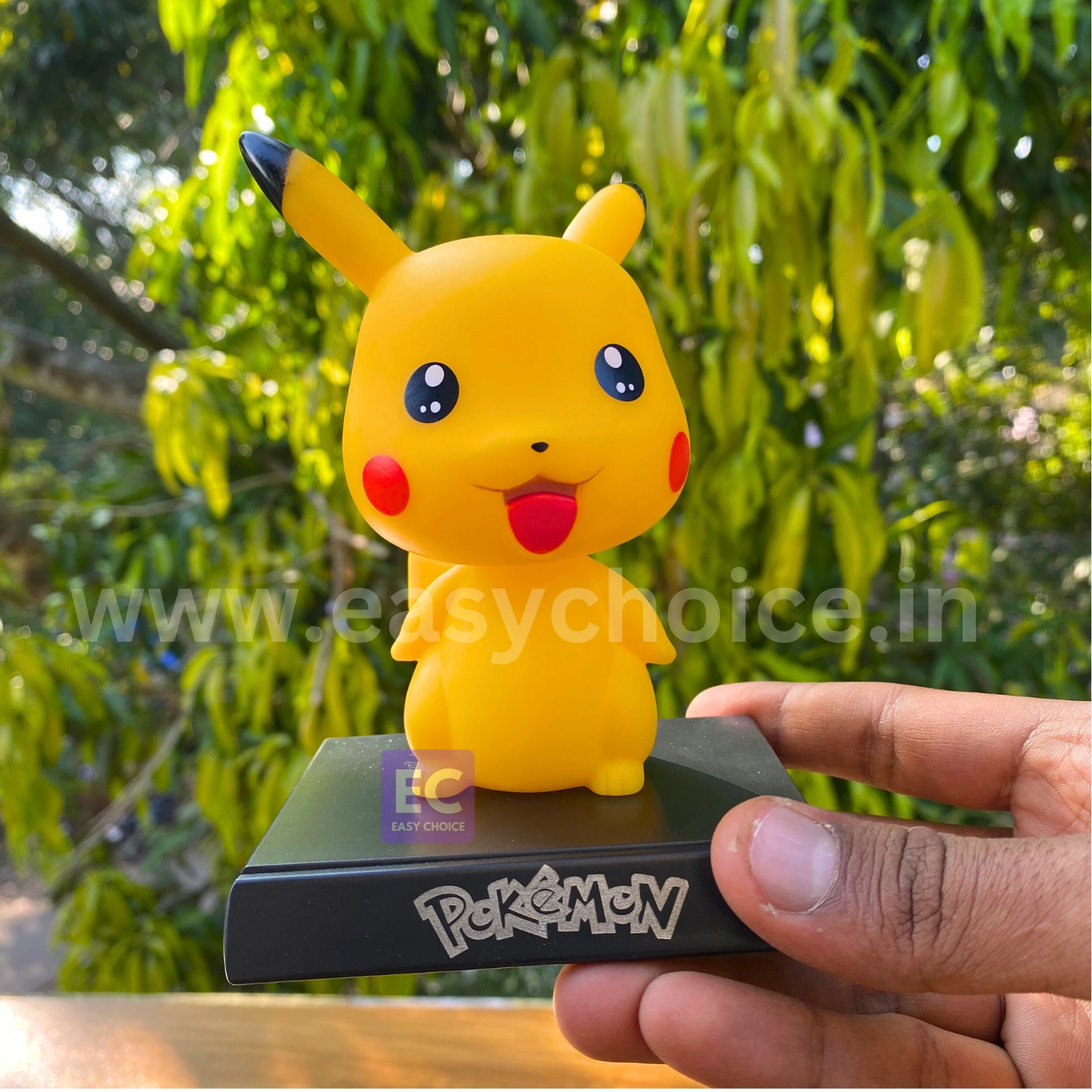 Premium High Detailed Pikachu Red Tongue Out Bobblehead Miniature