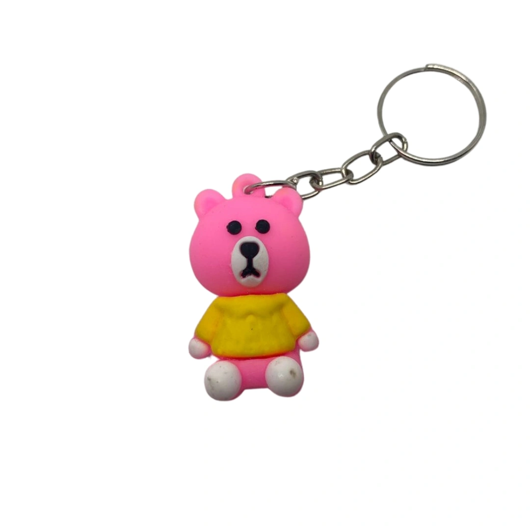 Cute Pinky Teddy Keychain KC017