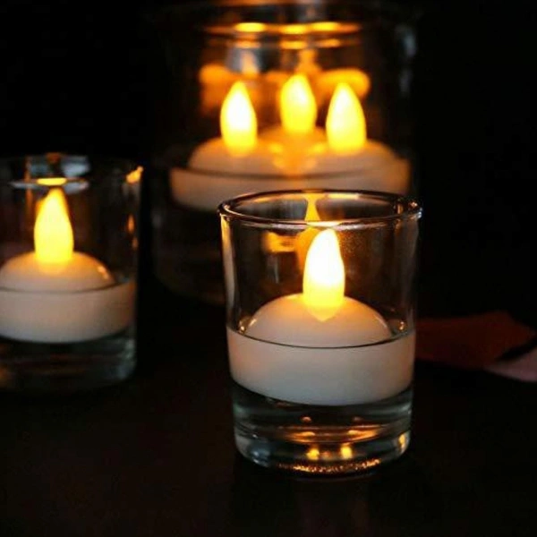 Diwali Floating Candle Light Water Sensor Diya (Pack Of 12) Diwali Floating Candle Light Water Sensor Diya (Pack Of 12)