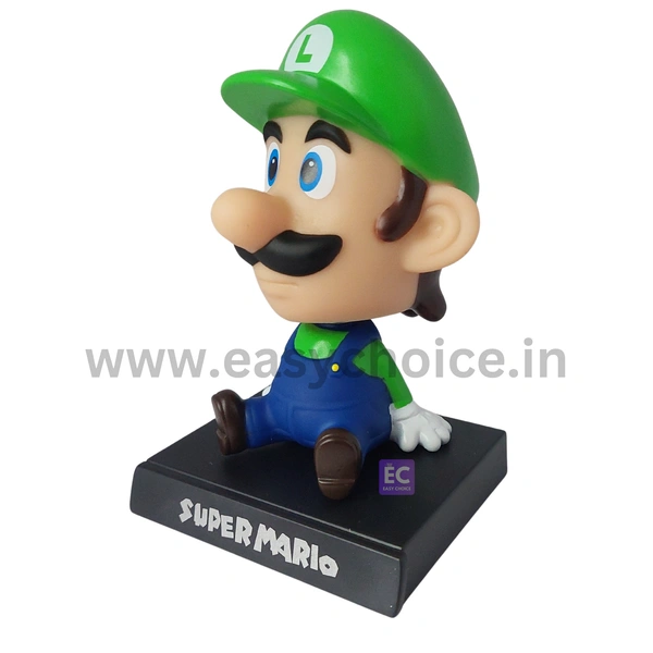 Premium High Detailed Luigi Mario Bobblehead Miniature