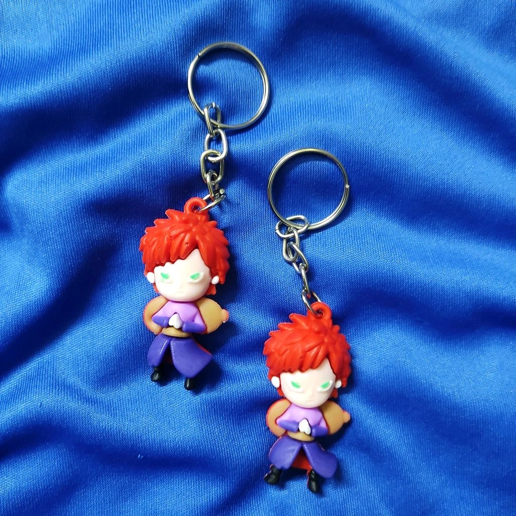 Cute Anime Red Hair Boy Keychain