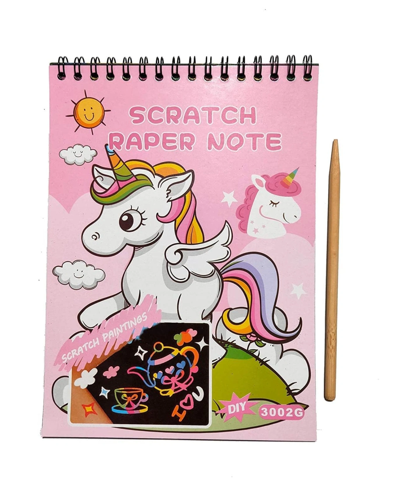 Scratch Note A5 Size 20x14cm 10pg