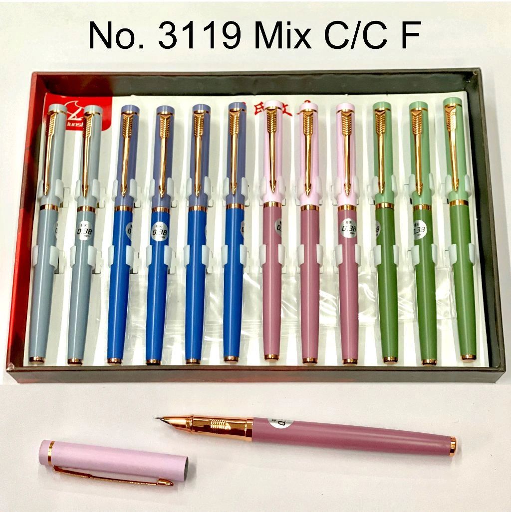 3119 Mix C/C F Luoshi Metal Roller Pen