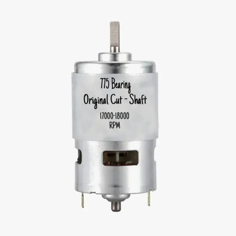 RS-775 DC Motor With Ball Bearing D-Shaft For DIY Projects