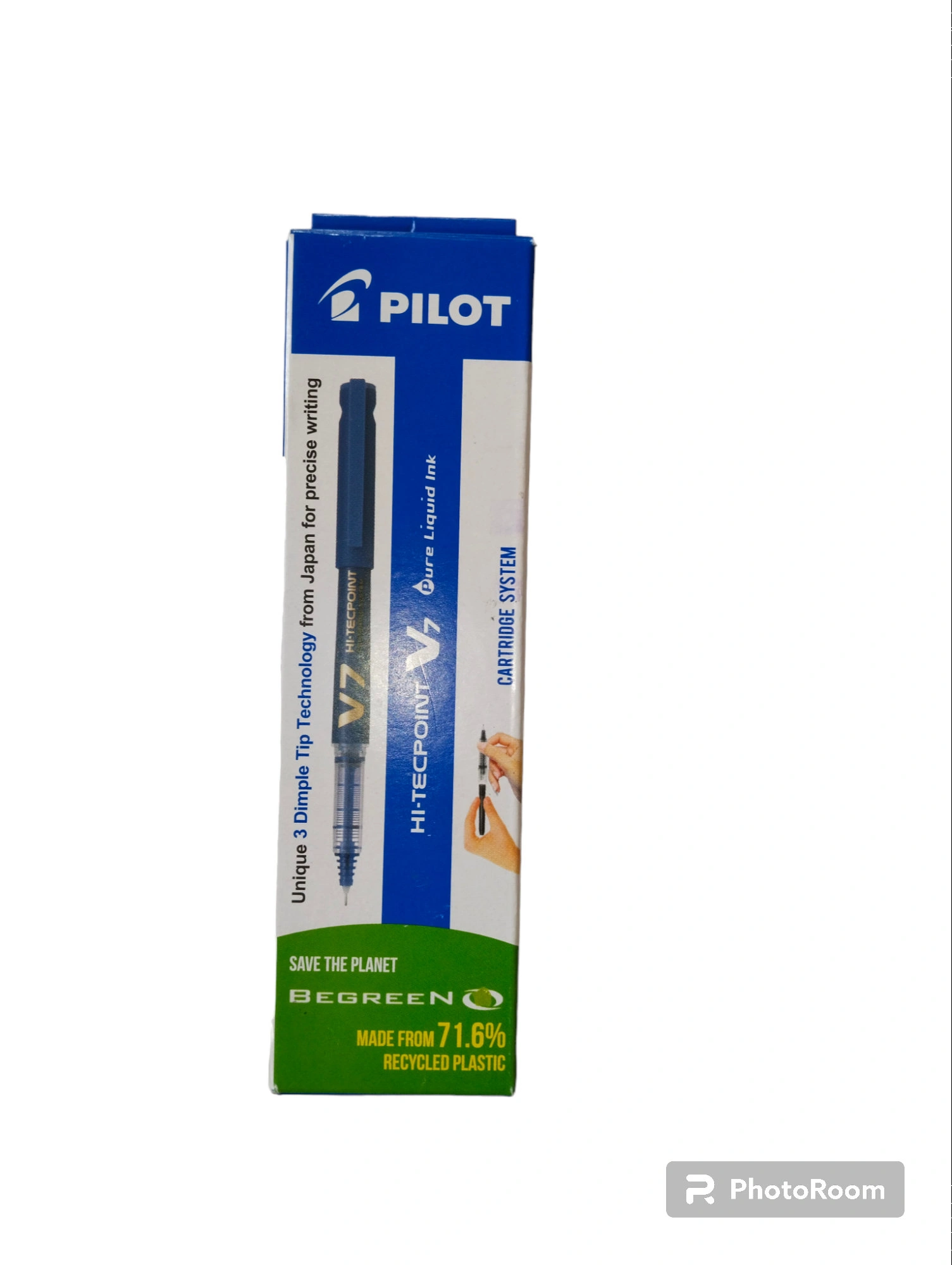 PILOT V7 HI-TECPOINT PEN With Cartridge System