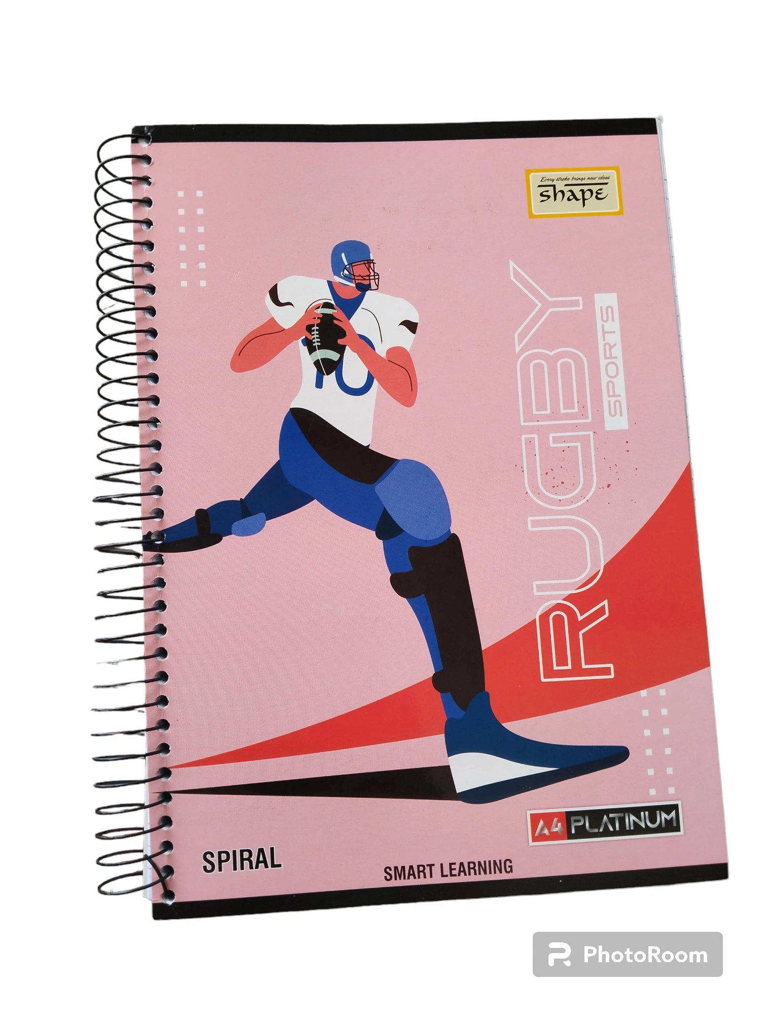 Shape Spiral Ruled Notebook